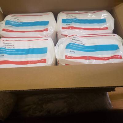 Sure Care Plus Heavy Absorbency Underwear Size XL(48-66in) 4 Packs(14 ...
