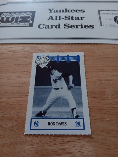 MLB 1992 WIZ Promo NY Yankees All Star Classics Ron Davis Baseball Card ...