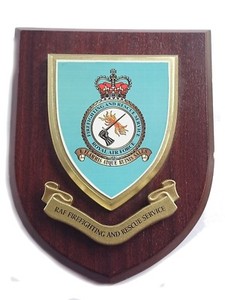 RAF Fire Fighting and Rescue Service Wall Plaque Royal Air Force | eBay