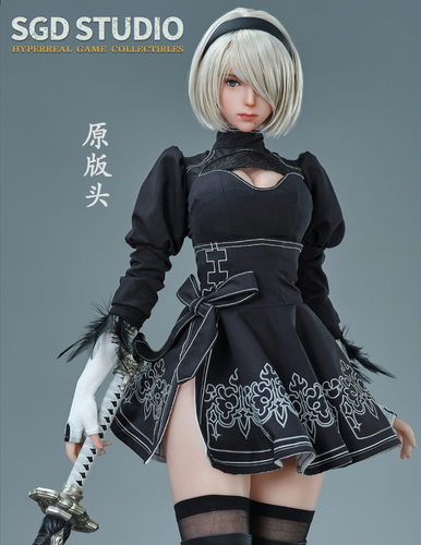 SGD Studio SGD002 Battle Girl 2B NieR 1/3 Realistic Head Action Ver. 2 ...