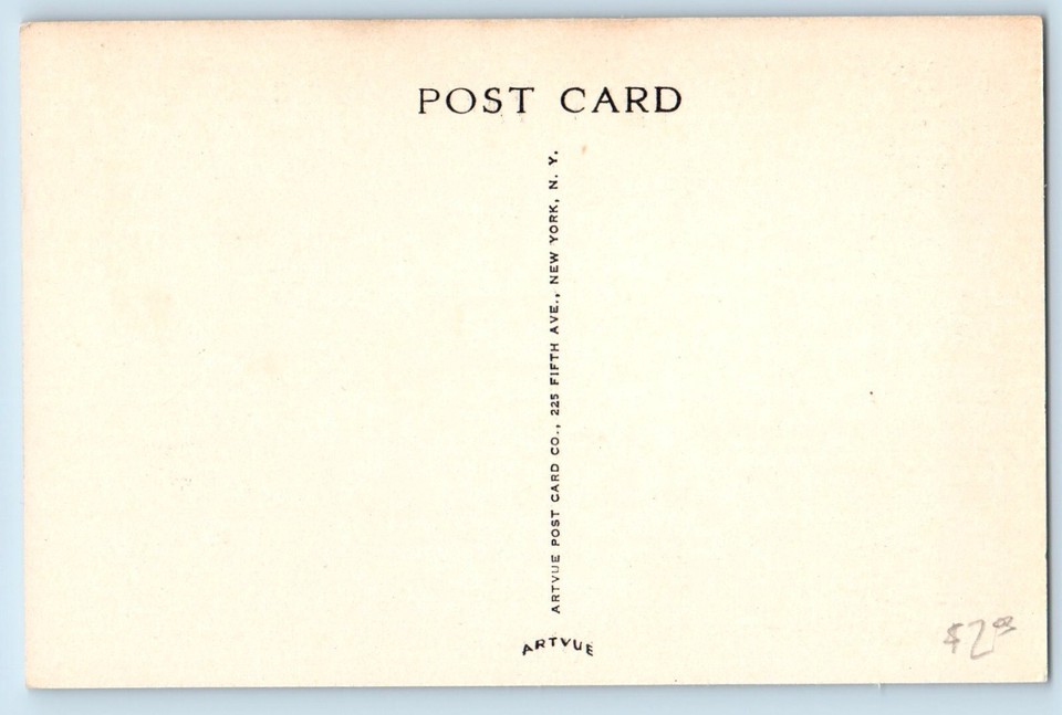 Evanston Illinois IL Postcard Rear View Garrett Biblical Institute ...