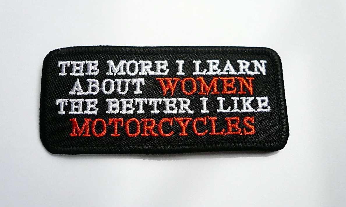Women & Motorcycles...Patch Aufnäher Badge Aufbügler Kutte Biker | eBay.de
