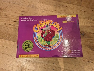 Rich Dad Poor Dad Cashflow Get Out of the Rat Race Board Game ...