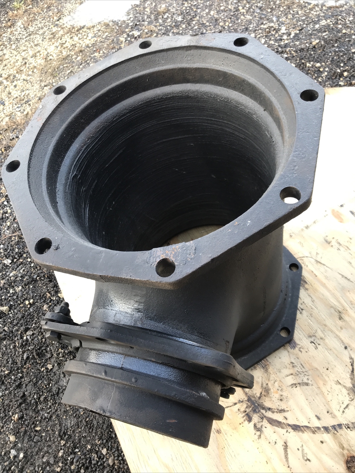 12” X 8” Mechanical Joint MJ Anchor Swivel Tee DI C153, Cem/Bitum ...