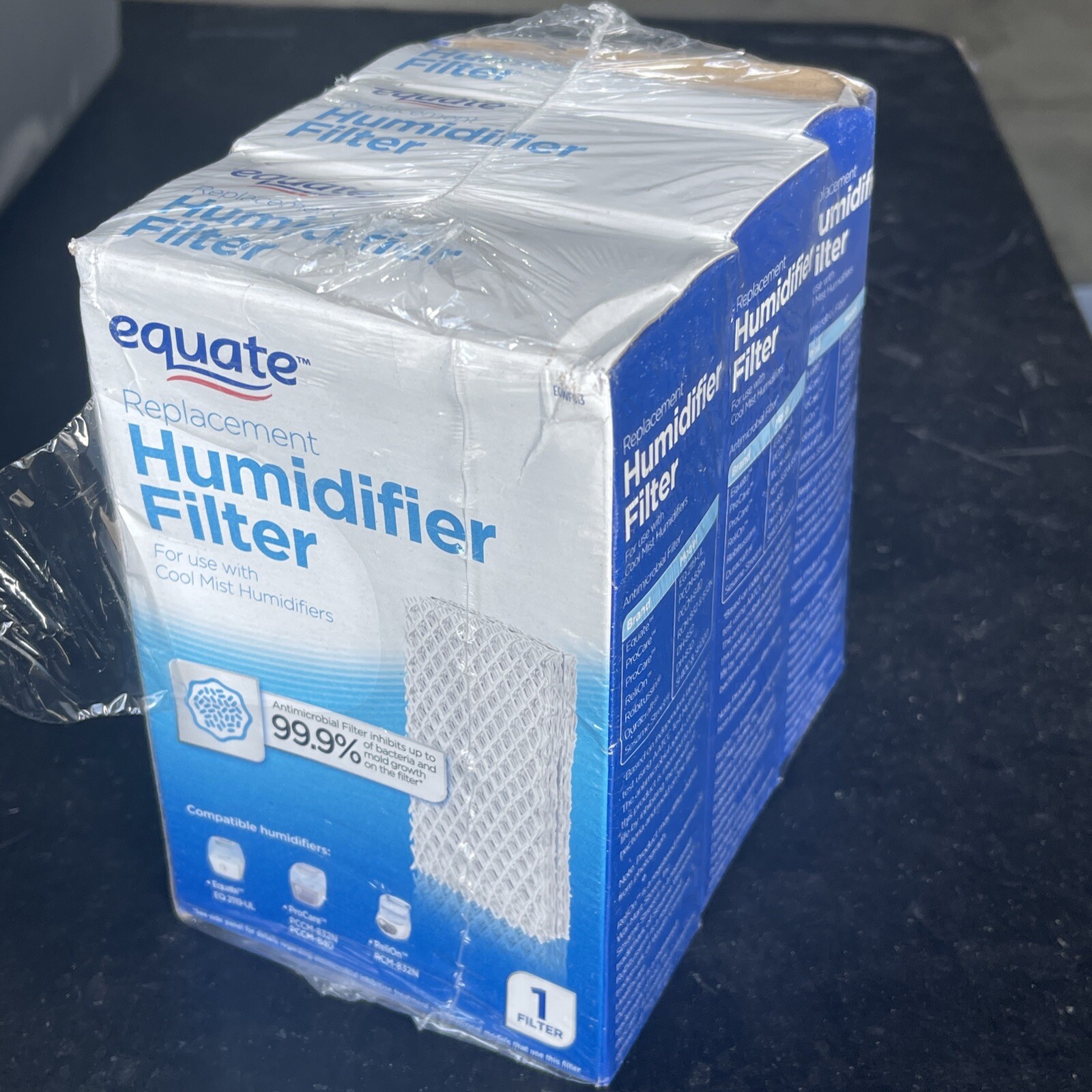 Equate Procare Cool Mist Humidifier Replacement Filters (Lot of 3) | eBay