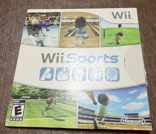 Wii Sports (Nintendo Wii, 2006) Complete w/ Manual & Cardboard Sleeve ...