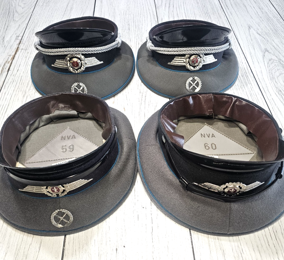 🎖️Size 53 A East German NVA Air Force Visor Caps DDR Uniform Hat ...