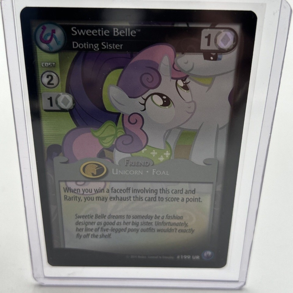 2014 My Little Pony Canterlot Nights MLP CCG Sweetie Belle #199 UR ...