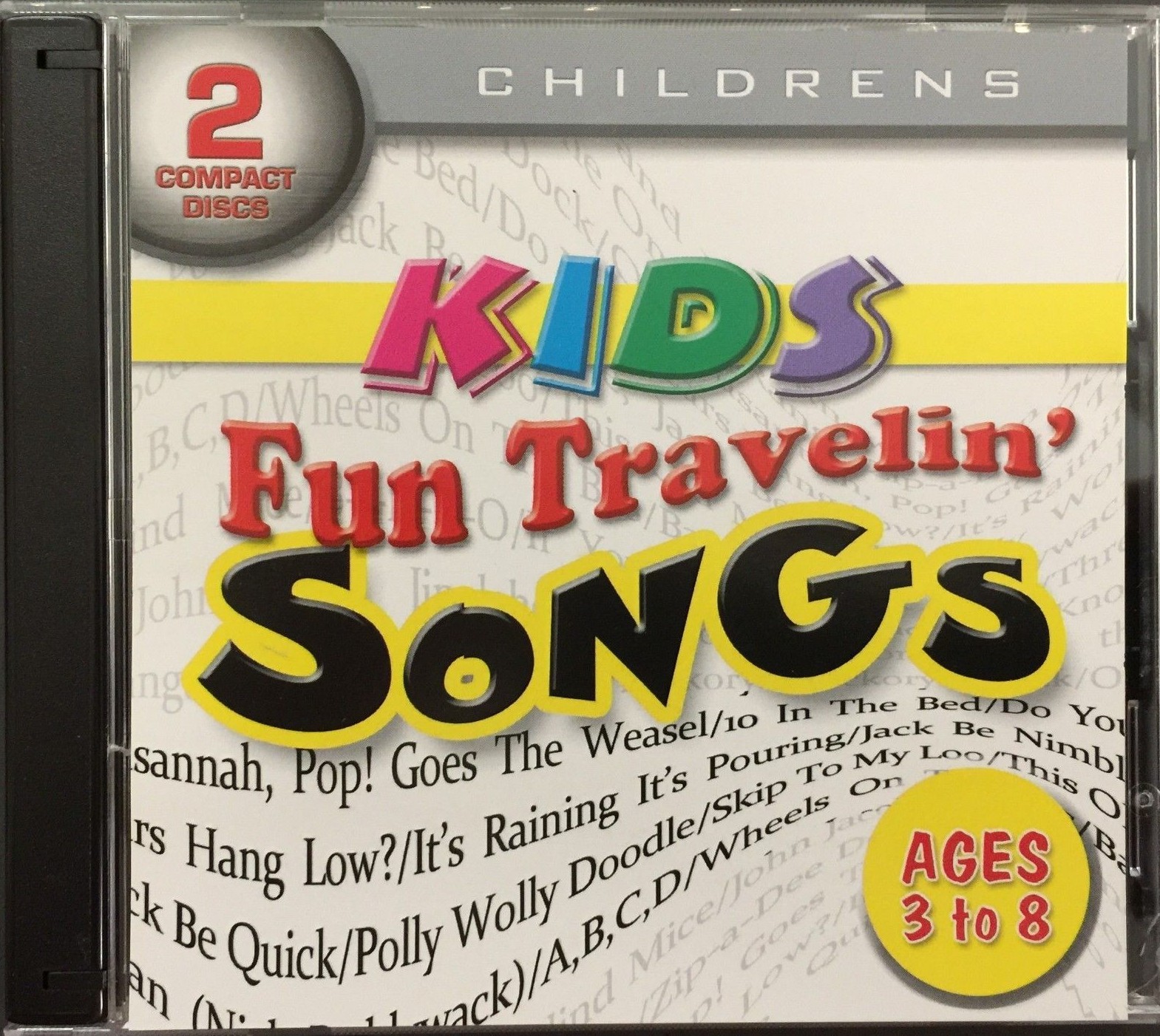 Kids Fun Travelin' Songs by Various Artists (CD, 2012) New 37 Songs ...