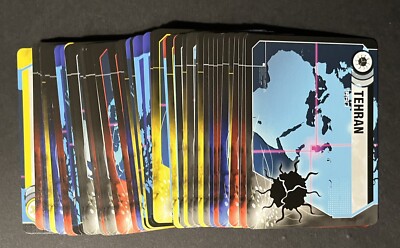 Pandemic Board Game Replacement 48 Infection Card Parts Only 2013 X-Man ...