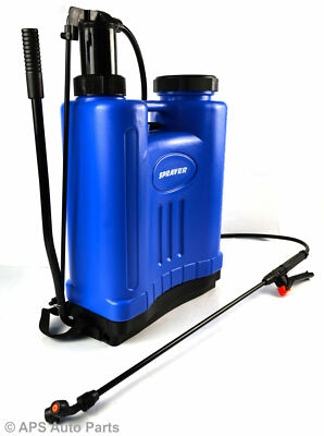 16L Litre Knapsack Backpack Sprayer Pressure Spray Crop Garden Weed ...