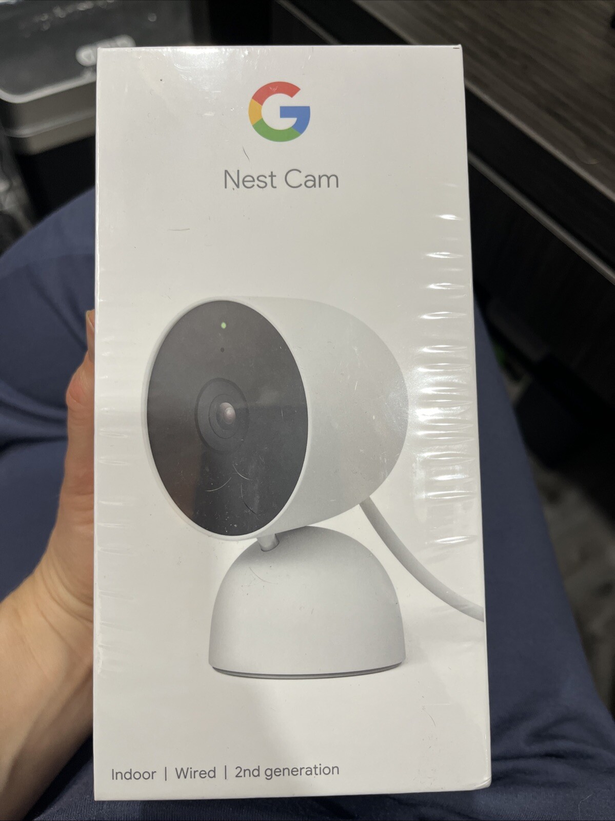 Google Nest Cam Wired Indoor Surveillance Camera - Snow (GA01998-US) for sale online | eBay