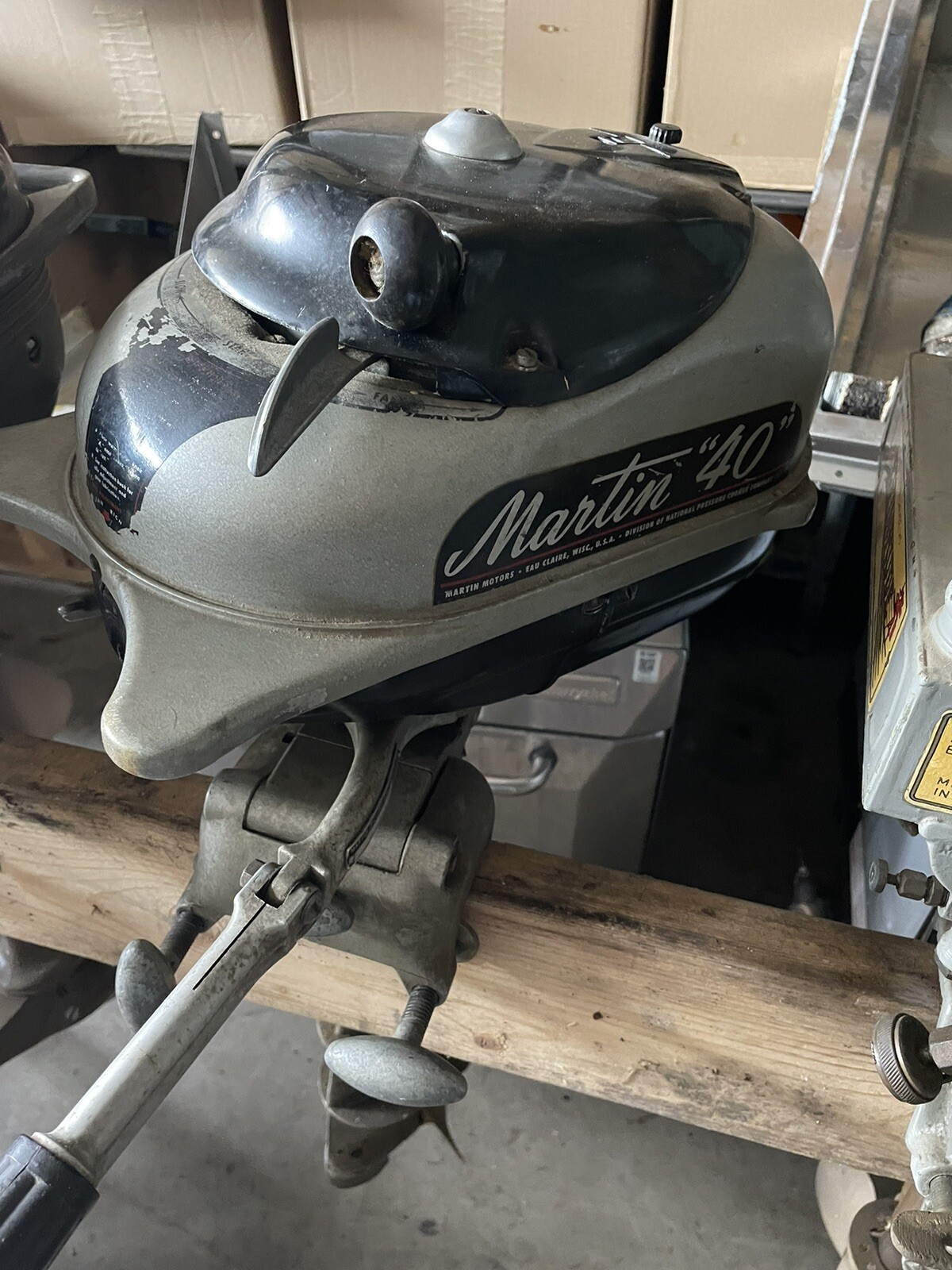 ANTIQUE VINTAGE 1950 MARTIN MODEL 40 OUTBOARD MOTOR 4.5HP | eBay