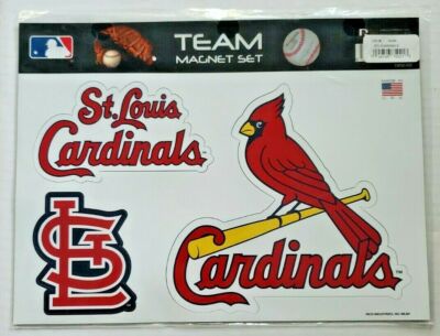 MLB St. Louis Cardinals Team Magnet Set NEW Red Bird! U148 | eBay