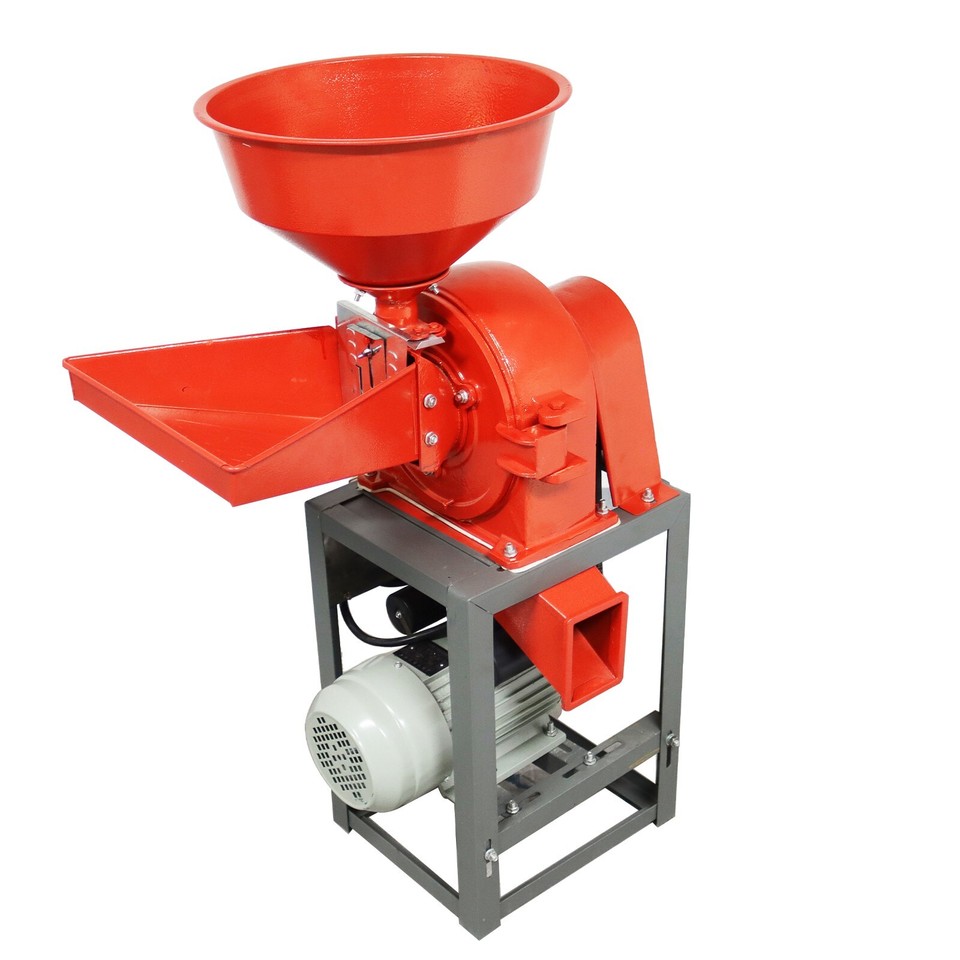 Rice Millet Corn Grains Crusher 2mm&3mm Screen 220V Crushing Machine ...