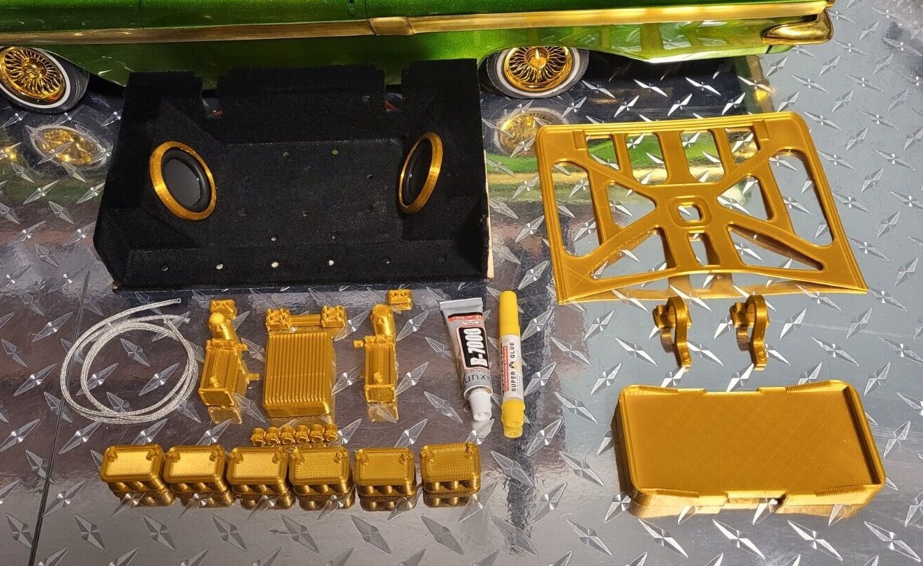 Sac City Beats RC Scale Bluetooth Speaker Trunk Kit For Redcat ...