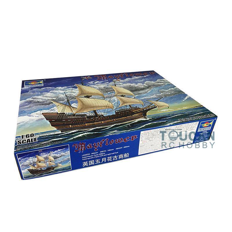 Trumpeter 01201 1/60 Mayflower Sailboat Plastic Static Boat Ship Model ...