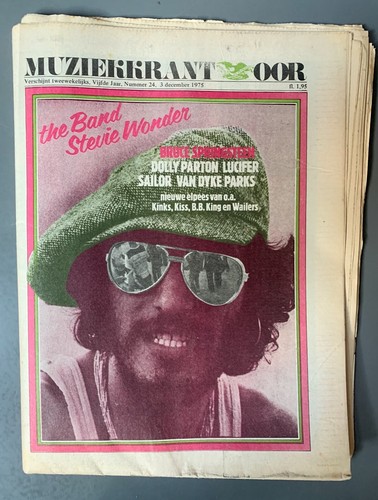 BRUCE SPRINGSTEEN 1975 DUTCH MUSIC PAPER THE BAND MUSIC BIG PINK PAUL ...