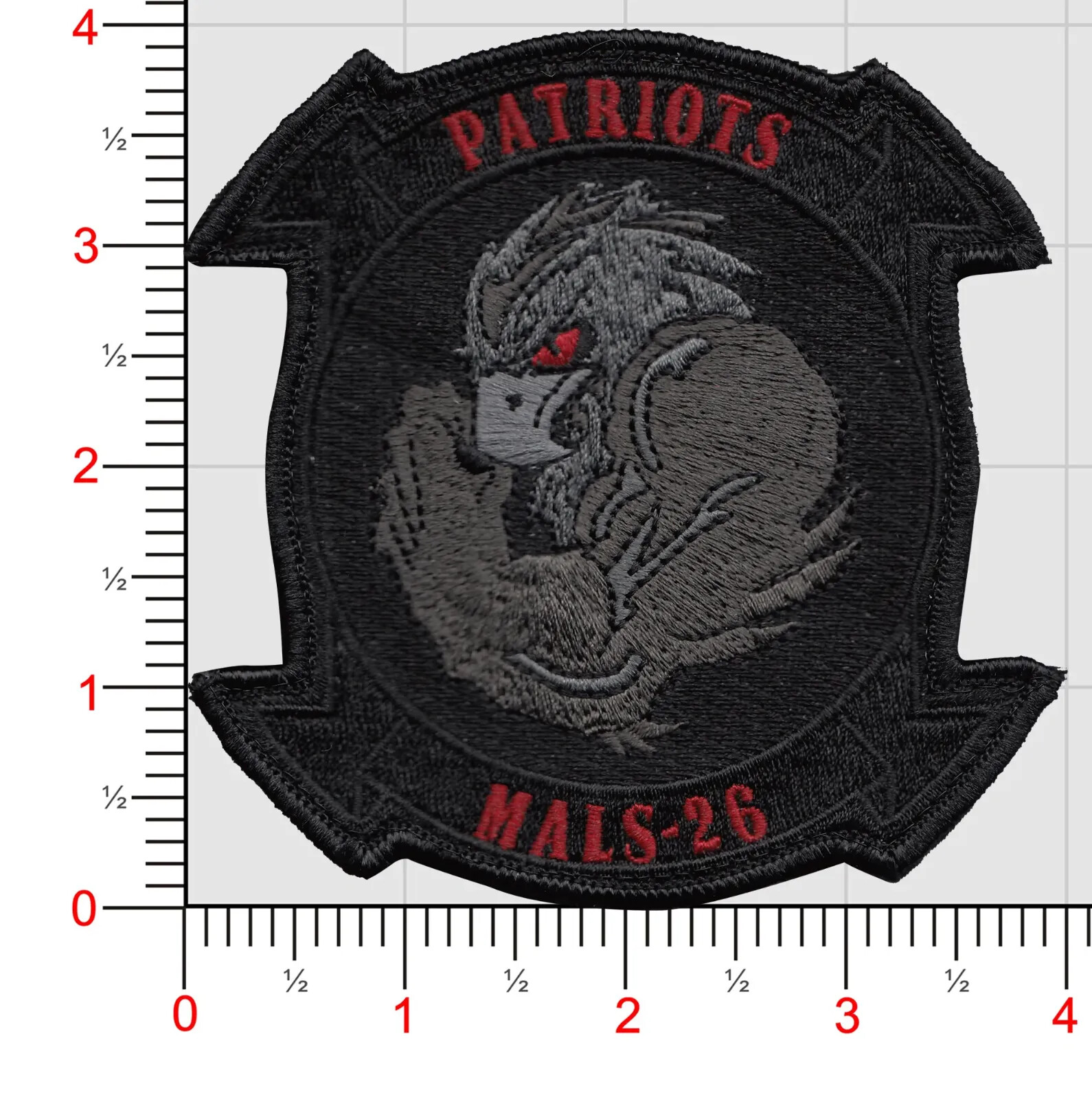 4" MARINE CORPS MALS-26 PATRIOTS EMBROIDERED PATCH | eBay