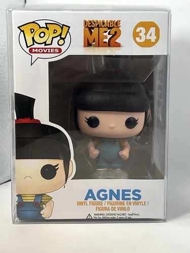 Funko POP! Movies: Despicable Me 2 - Agnes #34 - Box Damage - W/ Protector | eBay