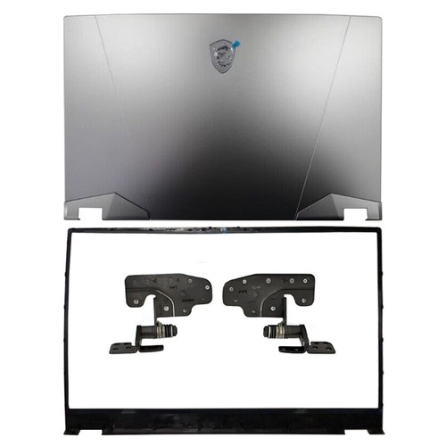 New for MSI GT76 Titan DT 9SG 9SF MS-17H1 Silver LCD Back Cover+Bezel ...