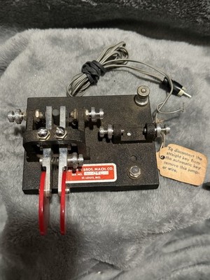 Brown Bros. Mach. Paddle Telegraph Key Model CTL | eBay