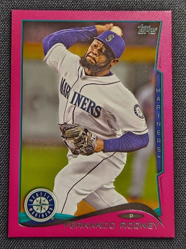 2014 Topps Mini Fernando Rodney Pink /25 (Mariners) | eBay