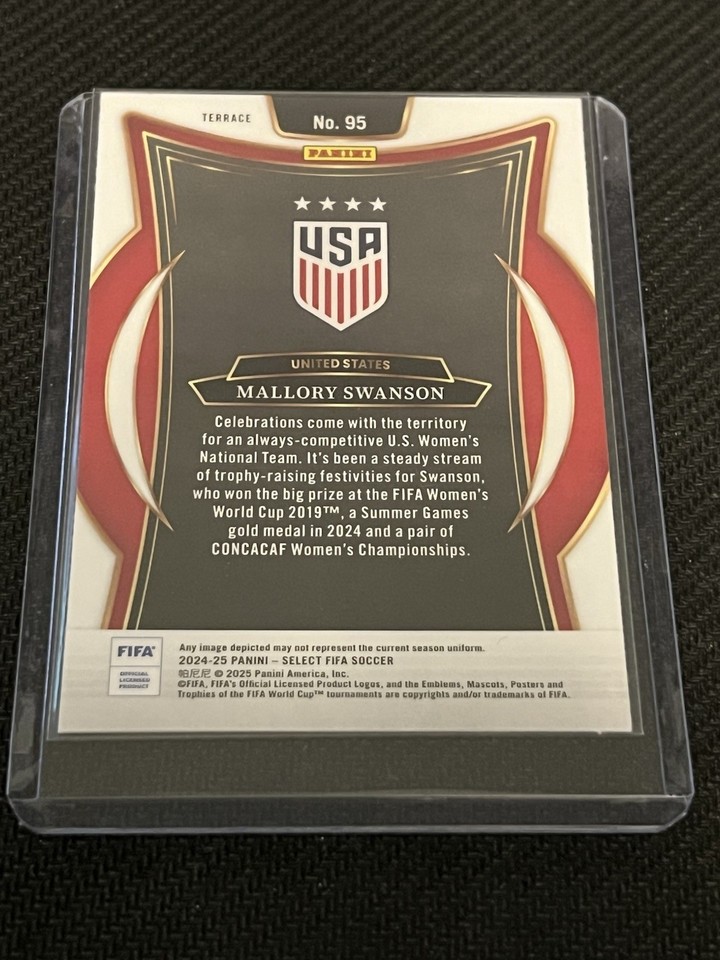 2024-25 Select FIFA Soccer Mallory Swanson Terrace Base #95 | eBay