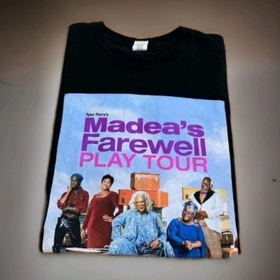 Vintage Tyler Perry's Madea's Farewell PLAY Tour Movie Rap Tee Shirt ...