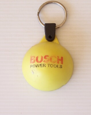 VINTAGE BOSCH POWER TOOLS AUSTRALIA SOUVENIR RUBBER KEY CHAIN KEYRING ...
