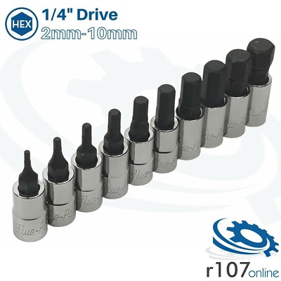 Blue Point 1/4" Hex Socket Set 2-10mm - As sold by Snap On | eBay