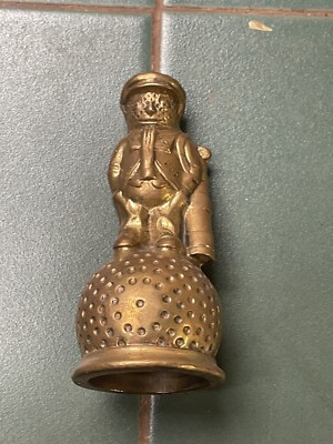 Vintage Golf Ball Figure The Small Dunlop Brass Man With Bell Lovely ...