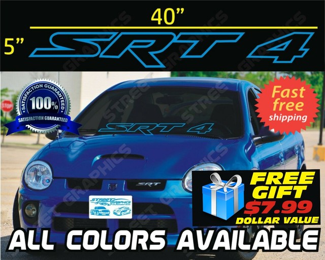 SRT 4 Windshield Decal Sticke for sale online | eBay