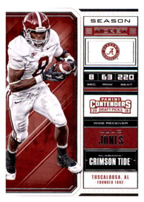 2018 Contenders Draft Picks Julio Jones NFL Base Card PWE Set Break ...