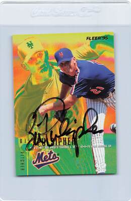 1995 Fleer #379 Bill Pulsipher Mets Signed Auto *K846 | eBay