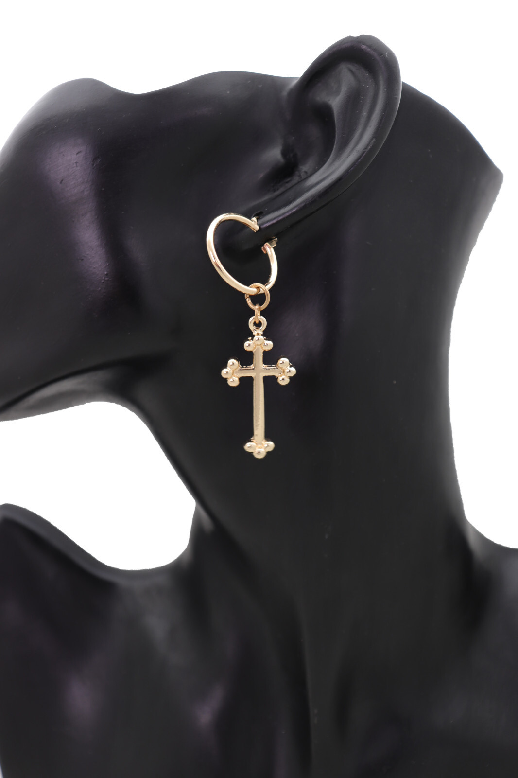 Women Gold Metal Religious Fashion Jewelry Dangle Earrings Christian ...