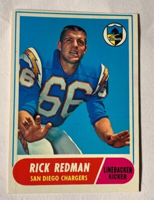 1968 TOPPS RICK REDMAN # 115 SAN DIEGO CHARGERS NM | eBay