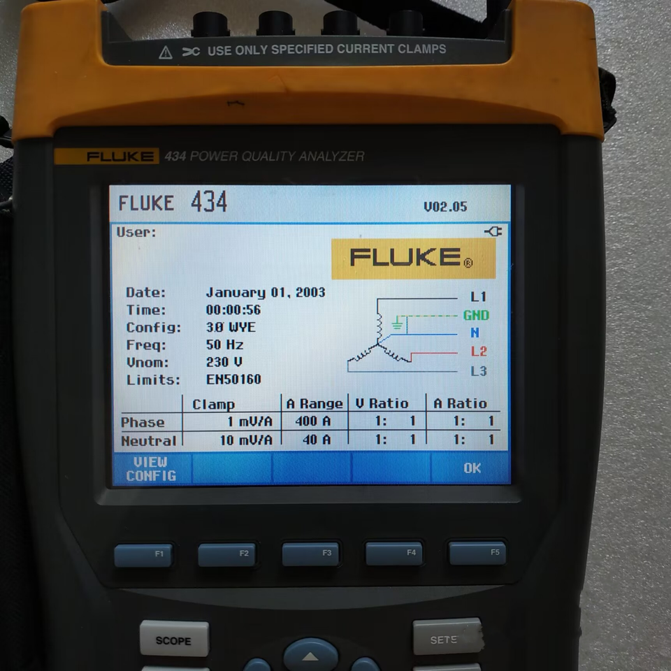 434 Fluke Power Quality Analyzer used fast Fast Shipping | eBay