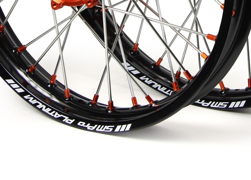 KTM 85 SX SX85 Big Wheel 2020 Wheels Set Orange 16" 19" Rims | eBay