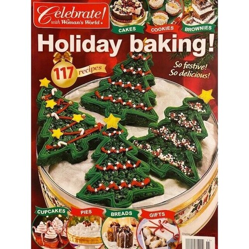 HOLIDAY BAKING woman's world 117 RECIPES breads CUPCAKES cakes BROWNIES ...