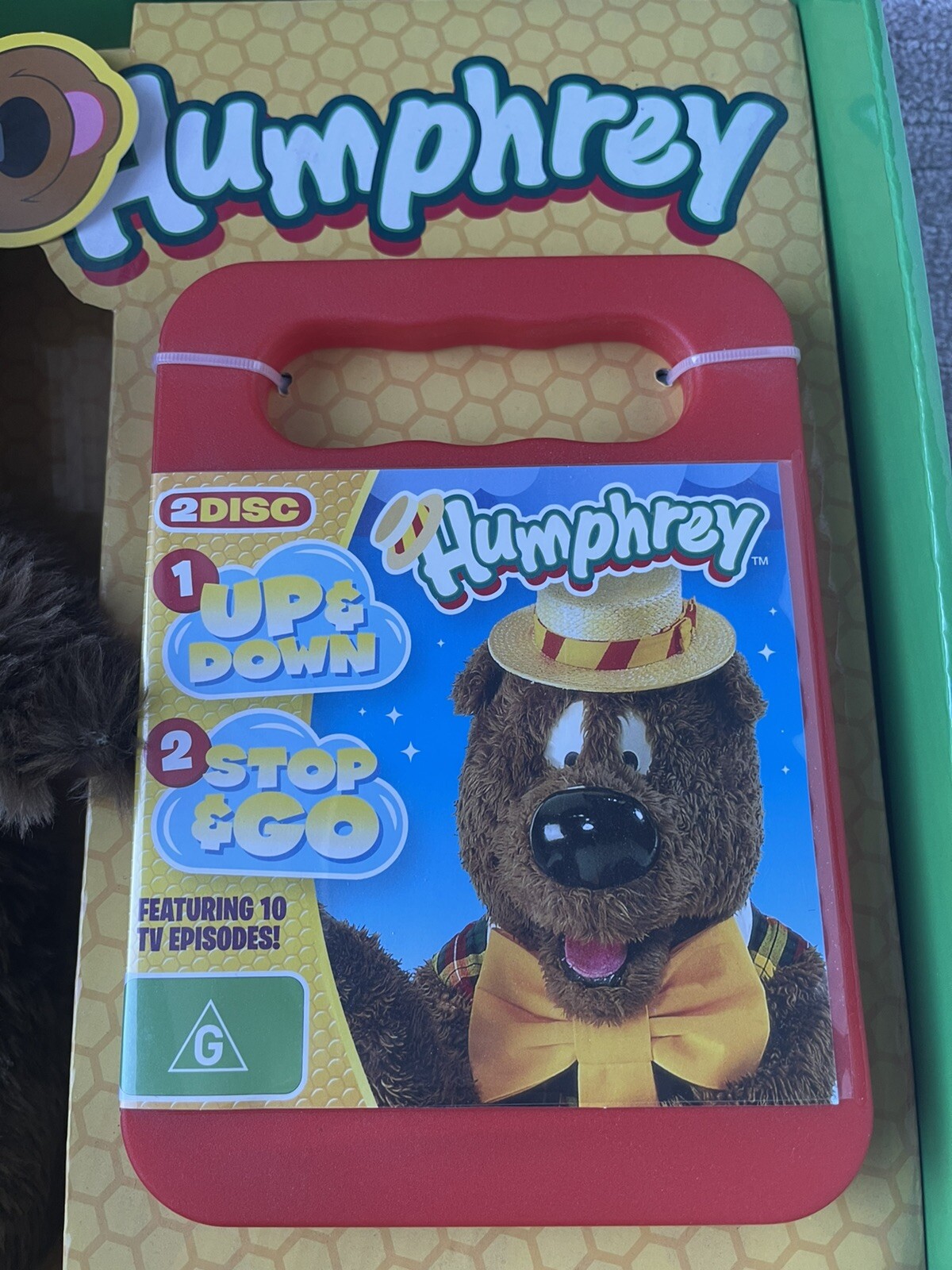 Humphrey Bear Vintage Plush and DVD Set Watch Play Learn - Brand New ...