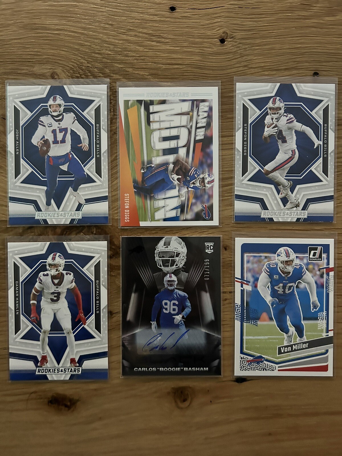 Buffalo Bills Football Cards Including Josh Allen, Diggs, and Carlos ...