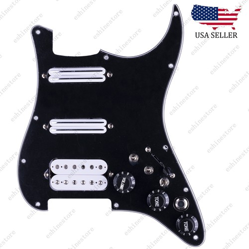 Guitar Hss Loaded Prewired Pickguard with Multi Switches For Strat St White | eBay