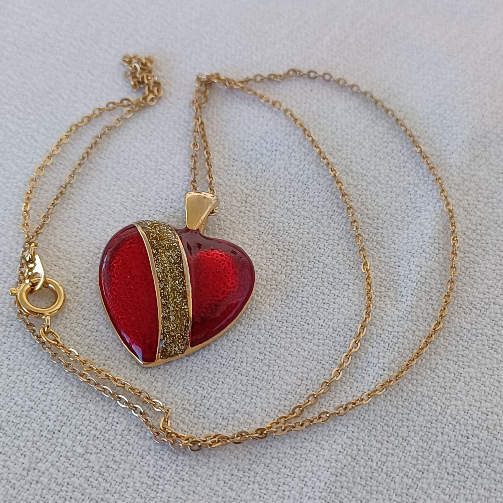 Red Heart Shaped Necklace