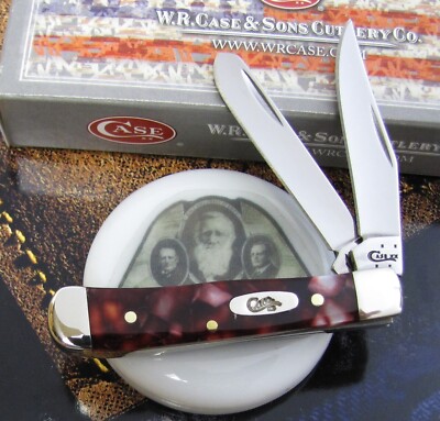 Case XX Tiny Trapper Knife 2016 Cranberry Chip Mint In Box From ...