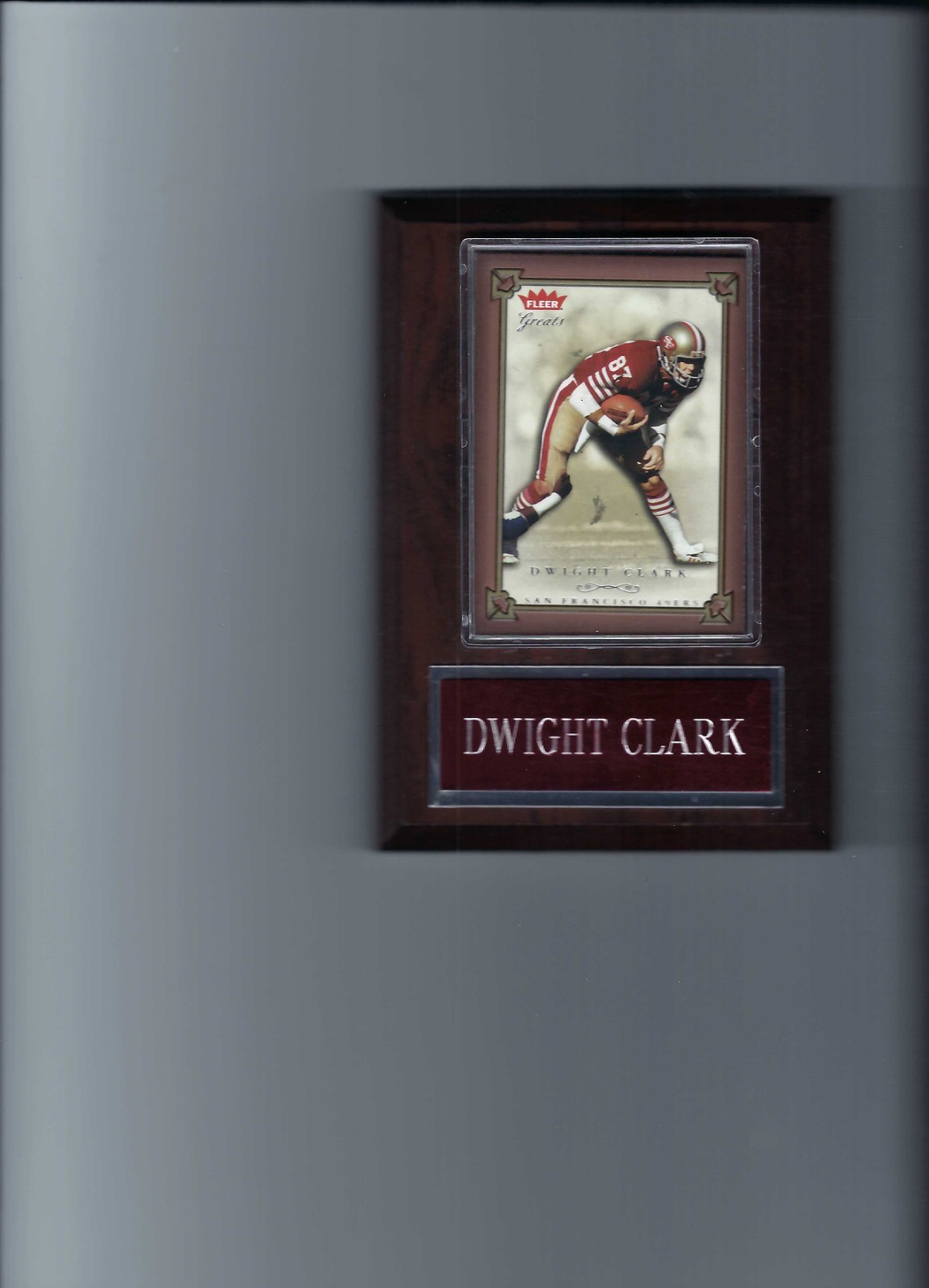 DWIGHT CLARK PLAQUE SAN FRANCISCO FORTY NINERS 49ers FOOTBALL NFL C | eBay