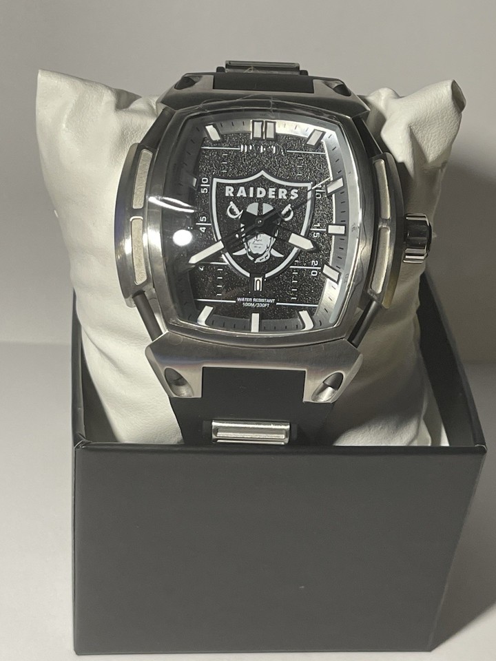 Las Vegas Raiders OFFICIAL NFL Acrylic #4800 Chronograph Invicta Watch ...