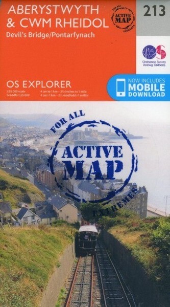 Aberystwyth and Cwm Rheidol 1 : 25 000 (2015, Sheet map) for sale ...