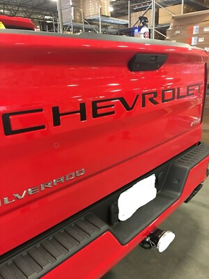 2019-2022 Chevrolet Next Gen Silverado Tailgate Lettering 84370615 ...