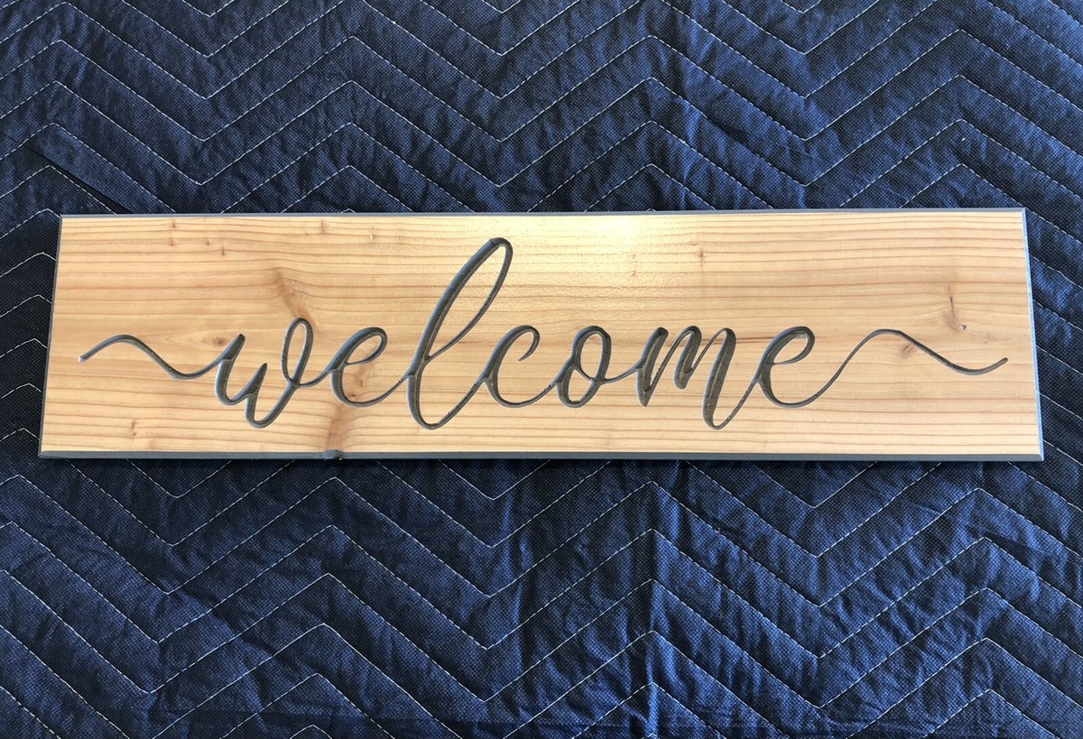 Carved Wooden Welcome Signs Welcome Sign, Chainsaw Carvings, Wood